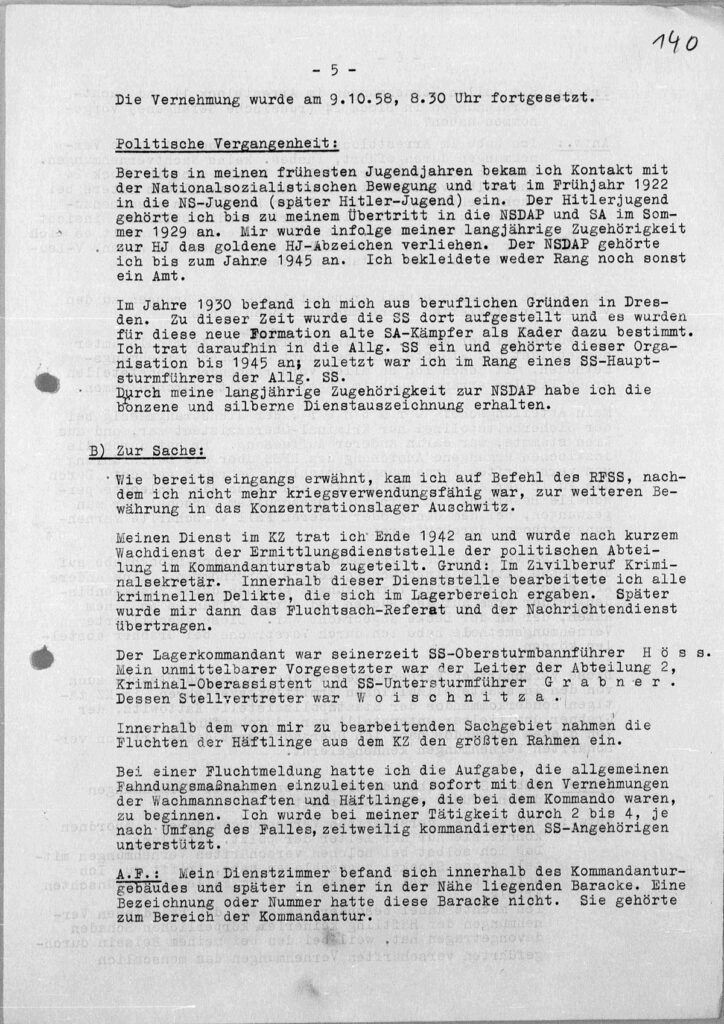 1958-10-08 / The 1958 Interrogation of SS Officer Wilhelm Boger on ...