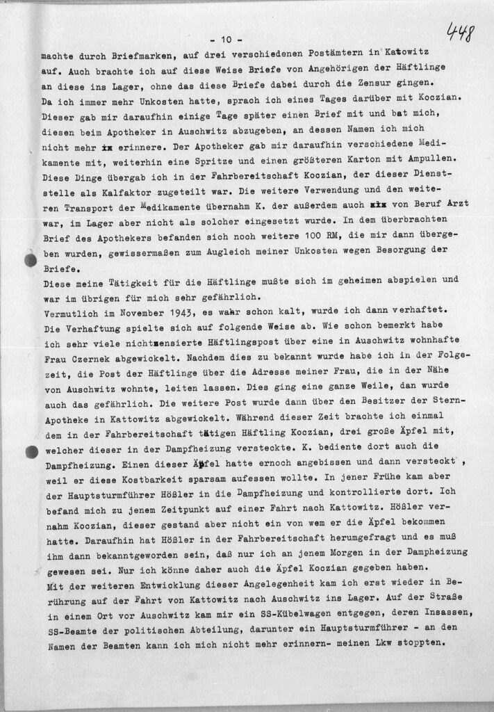 1959-02-05 / The 1959 Interrogation of Auschwitz SS Driver Richard Böck ...