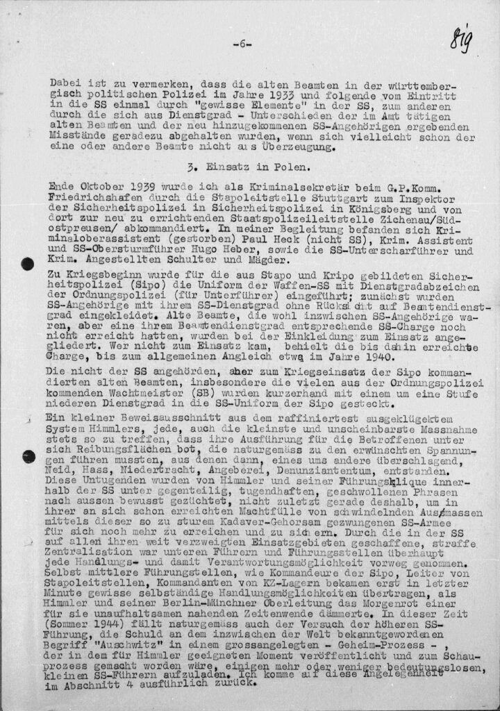 1945-07-05 / The 1945 Report of SS Officer Boger on Auschwitz ...