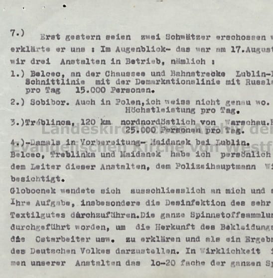 1945-05-04 / The Gerstein Report: SS Officers Account on the Machinery ...